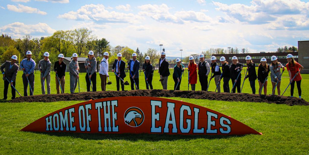 BC breaks ground on synthetic turf field and stadium - Bethlehem ...