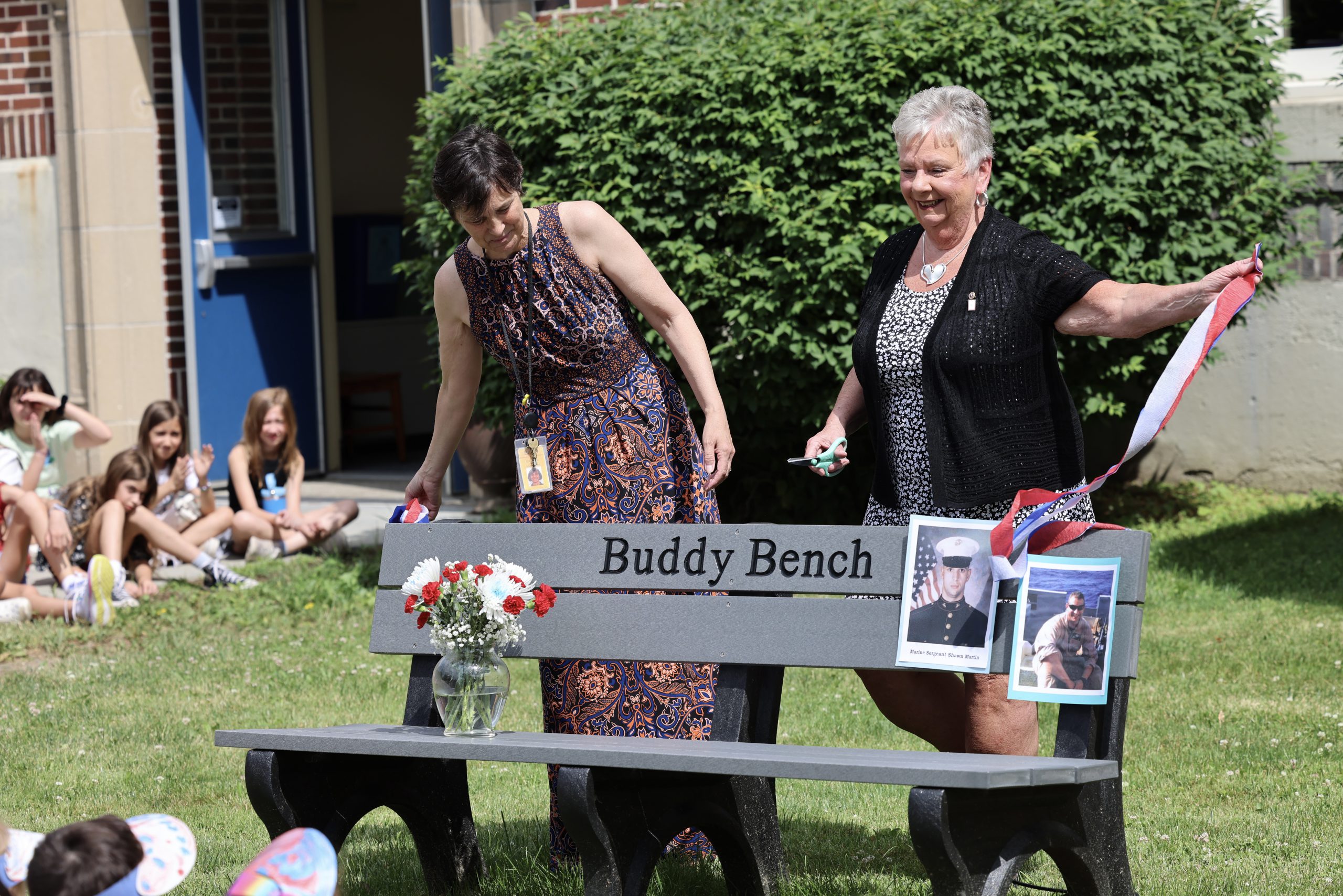 Buddy Benches honor legacy of fallen soldier, former BC student - Bethlehem Central School District
