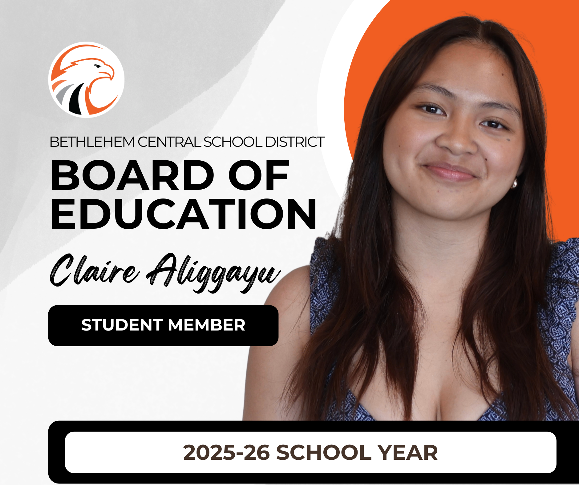 Board of Education welcomes two student representatives - Bethlehem Central School District