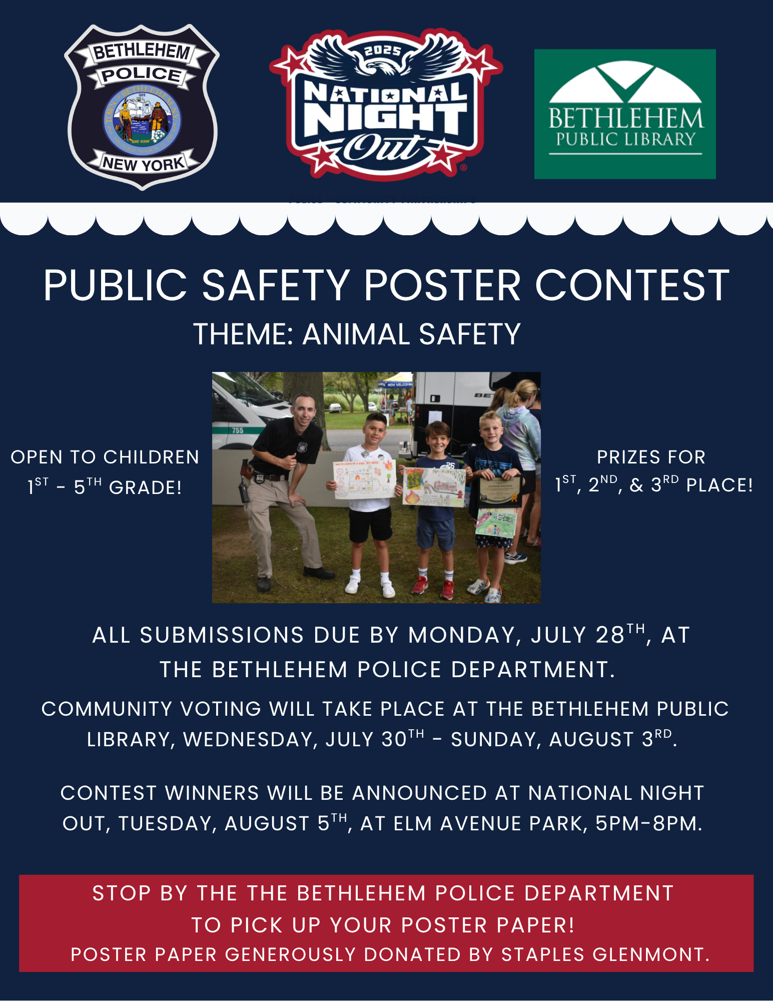 National Night Out & Poster Contest - Bethlehem Central School District