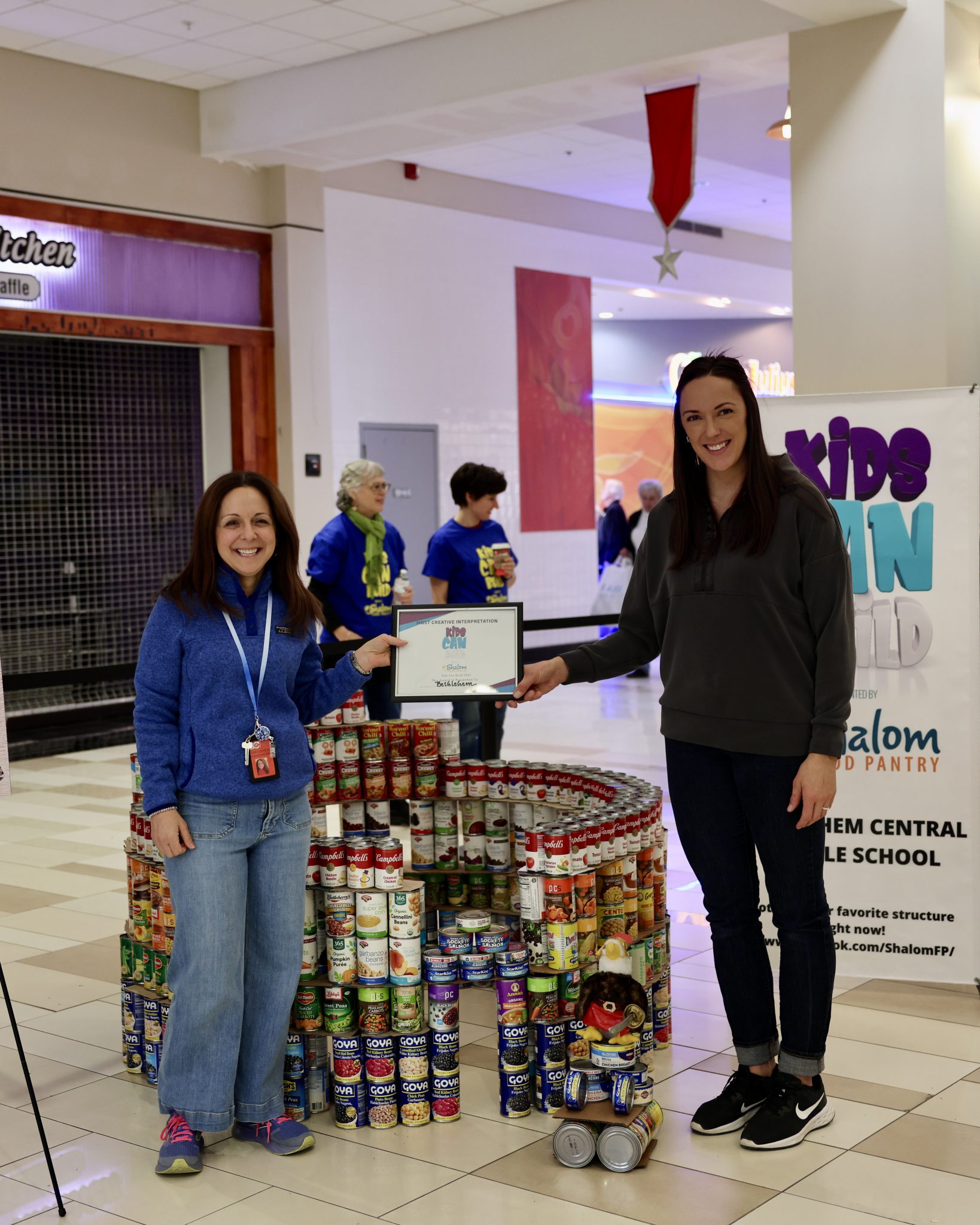 BCMS students build colosseum and community with 685 cans - Bethlehem ...