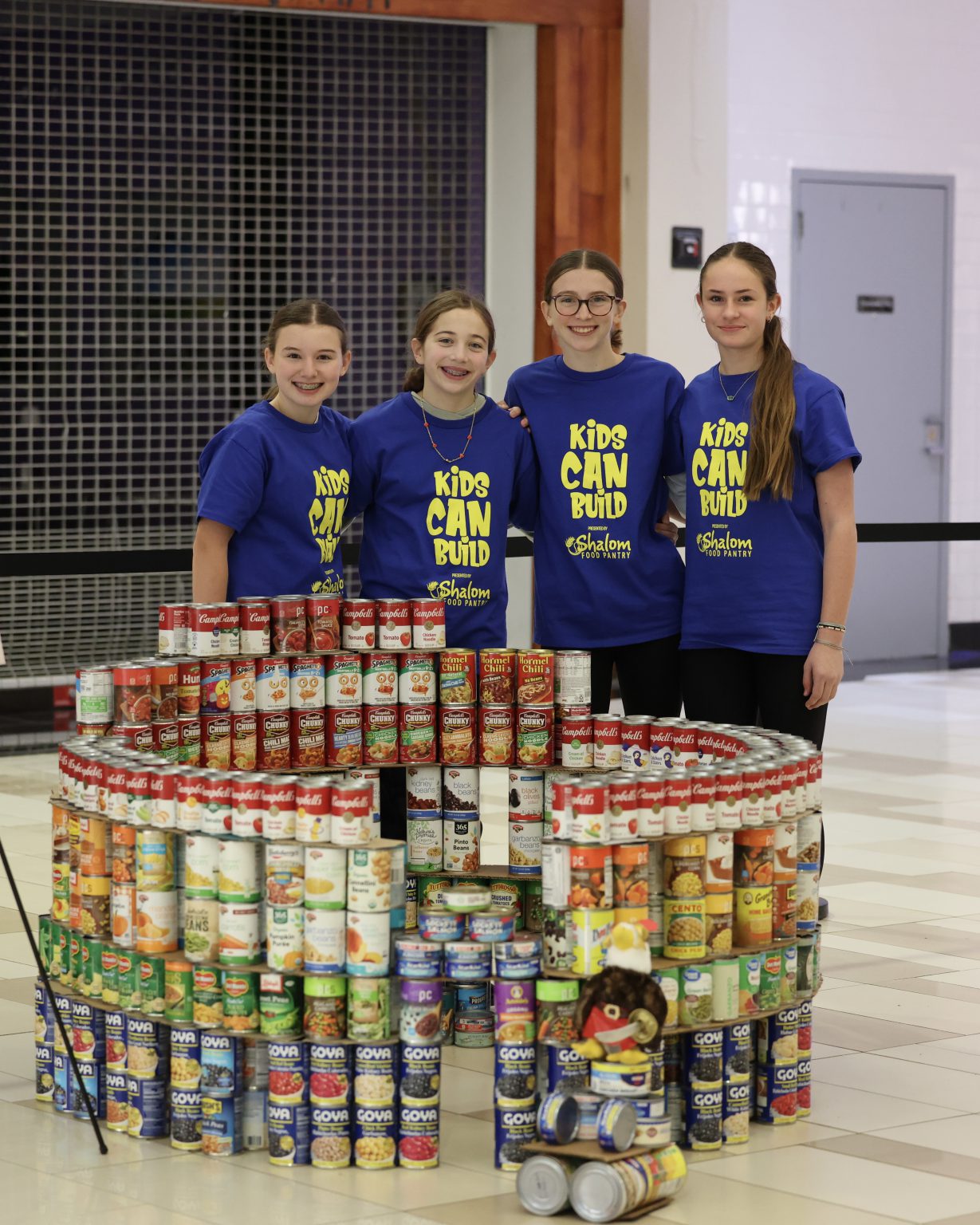 BCMS students build colosseum and community with 685 cans - Bethlehem ...